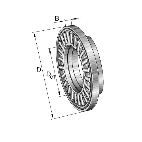 AXW30 Axial Roller Bearing - Unbranded - Bearing Superstore